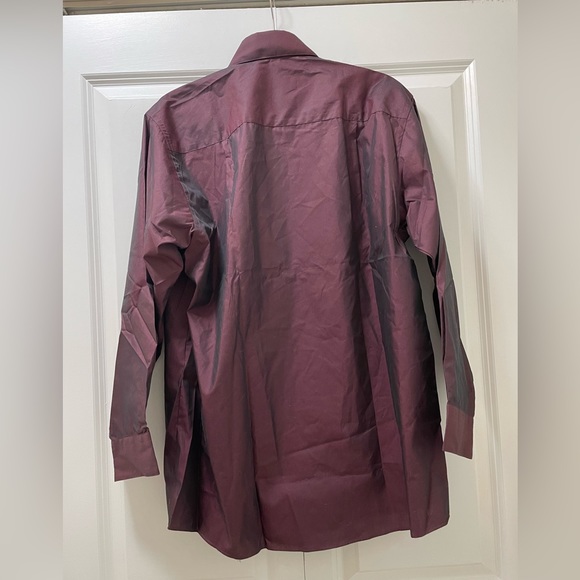 Etienne Aigner | Shirts | Etienne Aigner 6 3233 Wine Dress Formal Shirt ...